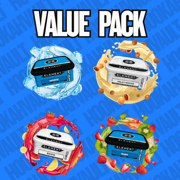 Element Hookah 200g 4 Pack Bundle | Hookah Vault